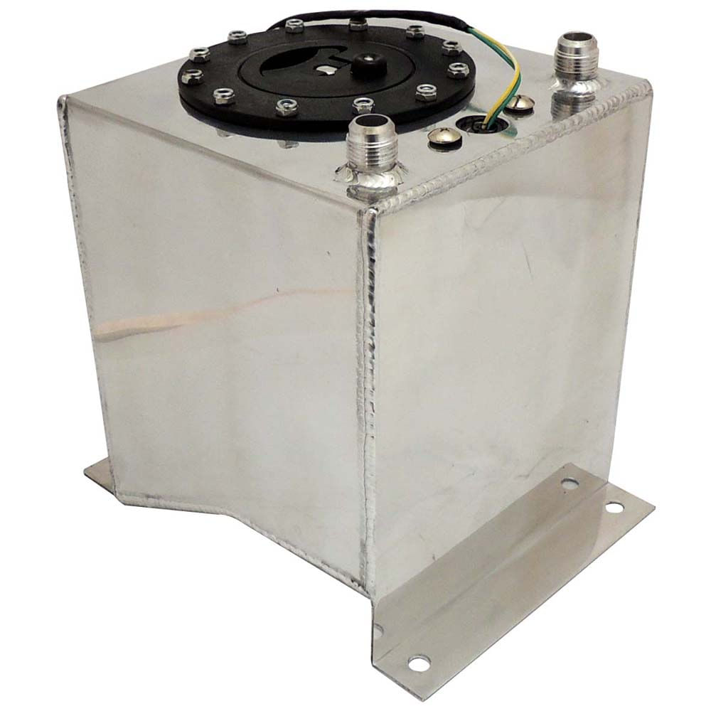 Tanque de combustível (surge tank) em alumínio 10L com boia elétrica ...