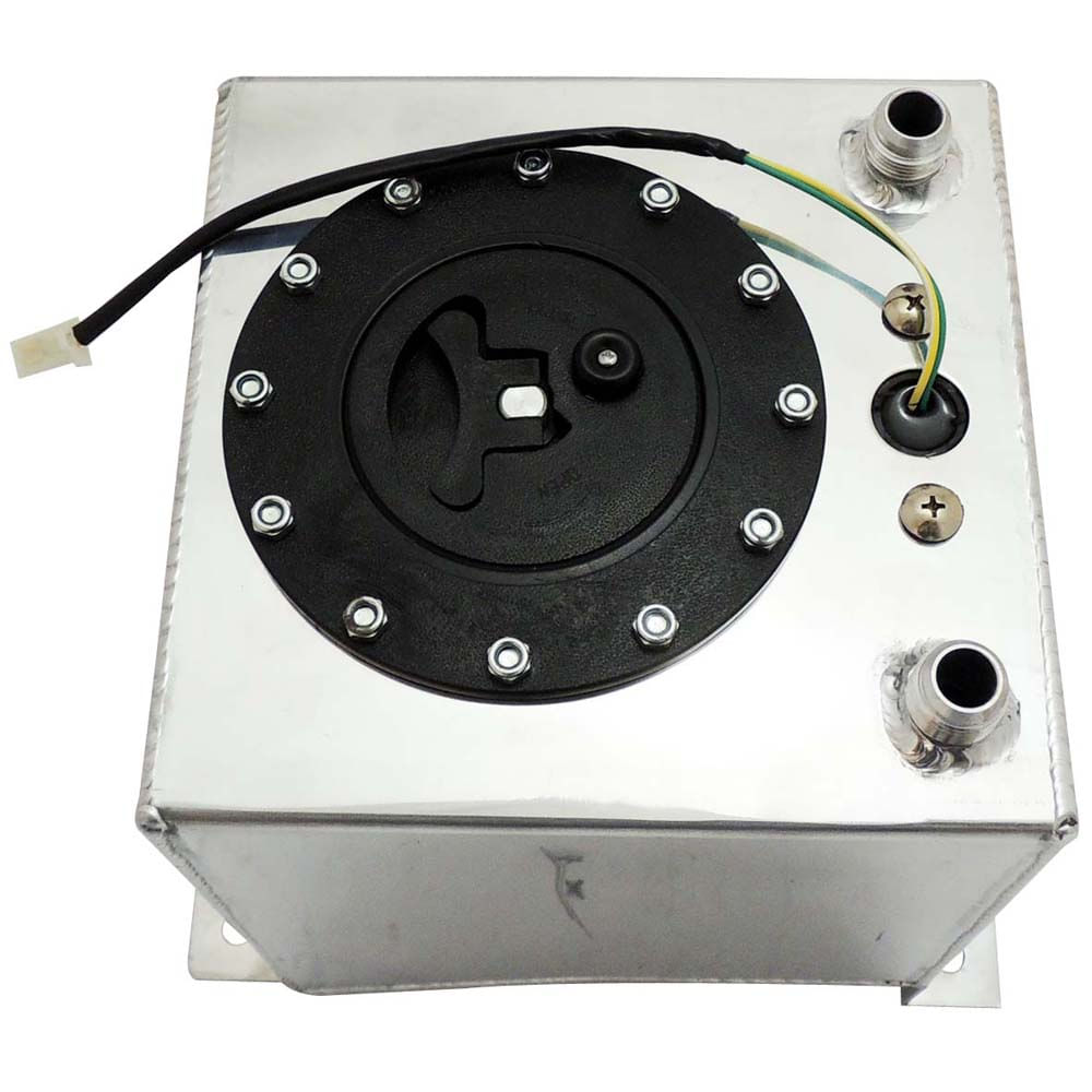 Tanque de combustível (surge tank) em alumínio 10L com boia elétrica ...