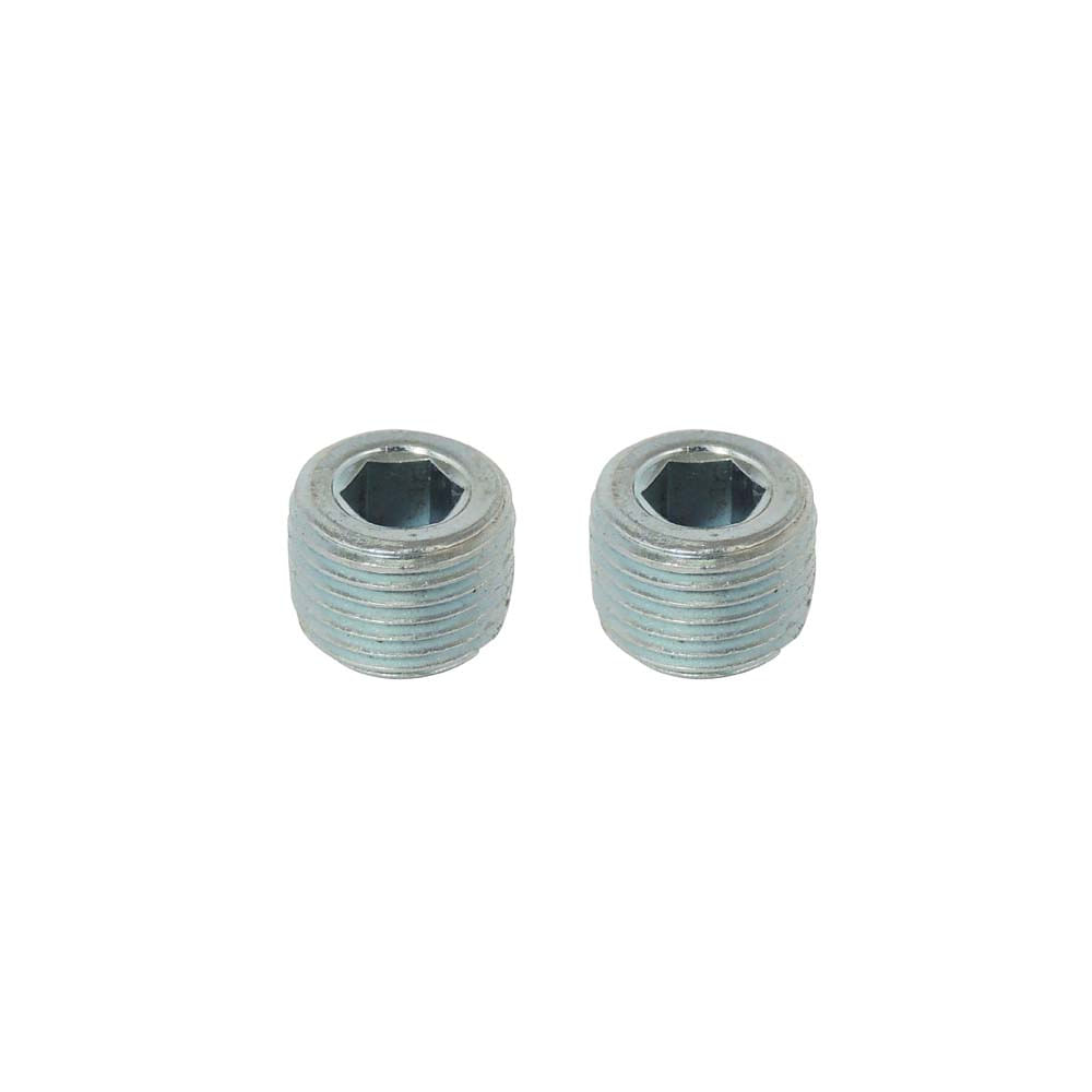 Parafuso allen sem cabeça 1/8" NPT x 8mm zincado - 2 unidades - spaturbo