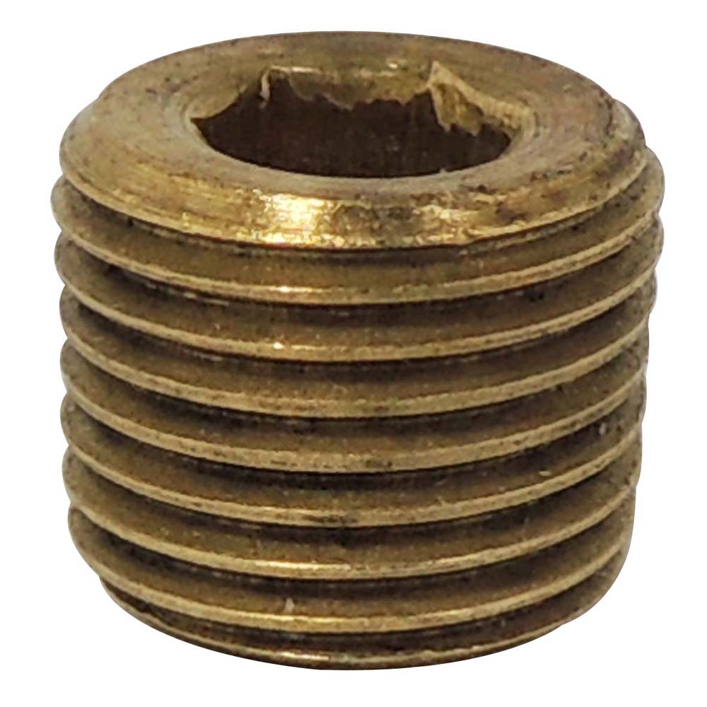 Parafuso allen sem cabeça 1/8" NPT x 8mm zincado - 2 unidades - spaturbo