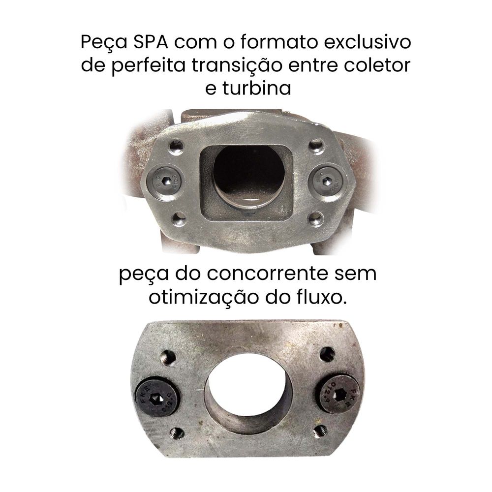 Turbina .48 T2 Master Power R363 35,5mm Rotor 36mm + Saída Escape ...